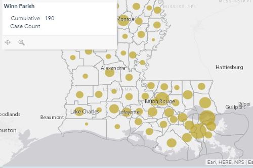 Louisiana Department of Health – Winn Parish Case Count 6-9-20 | Winn ...