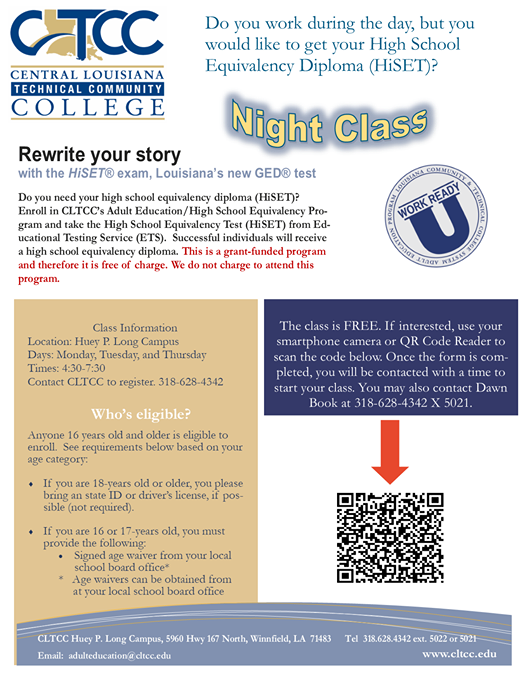 Need Your High School Equivalency Diploma? Classes Start Today | Winn ...