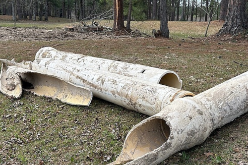 Lightning Strike Blows Out Water Main Near High School | Winn Parish ...