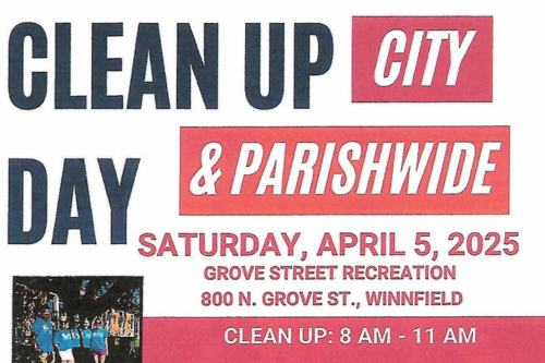 Teams Sought for City & Parish Cleanup Day April 5 | Winn Parish Journal